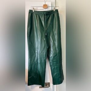 ASOS | Pants & Jumpsuits | Asos Design Faux Leather Bell Bottom Wide ...